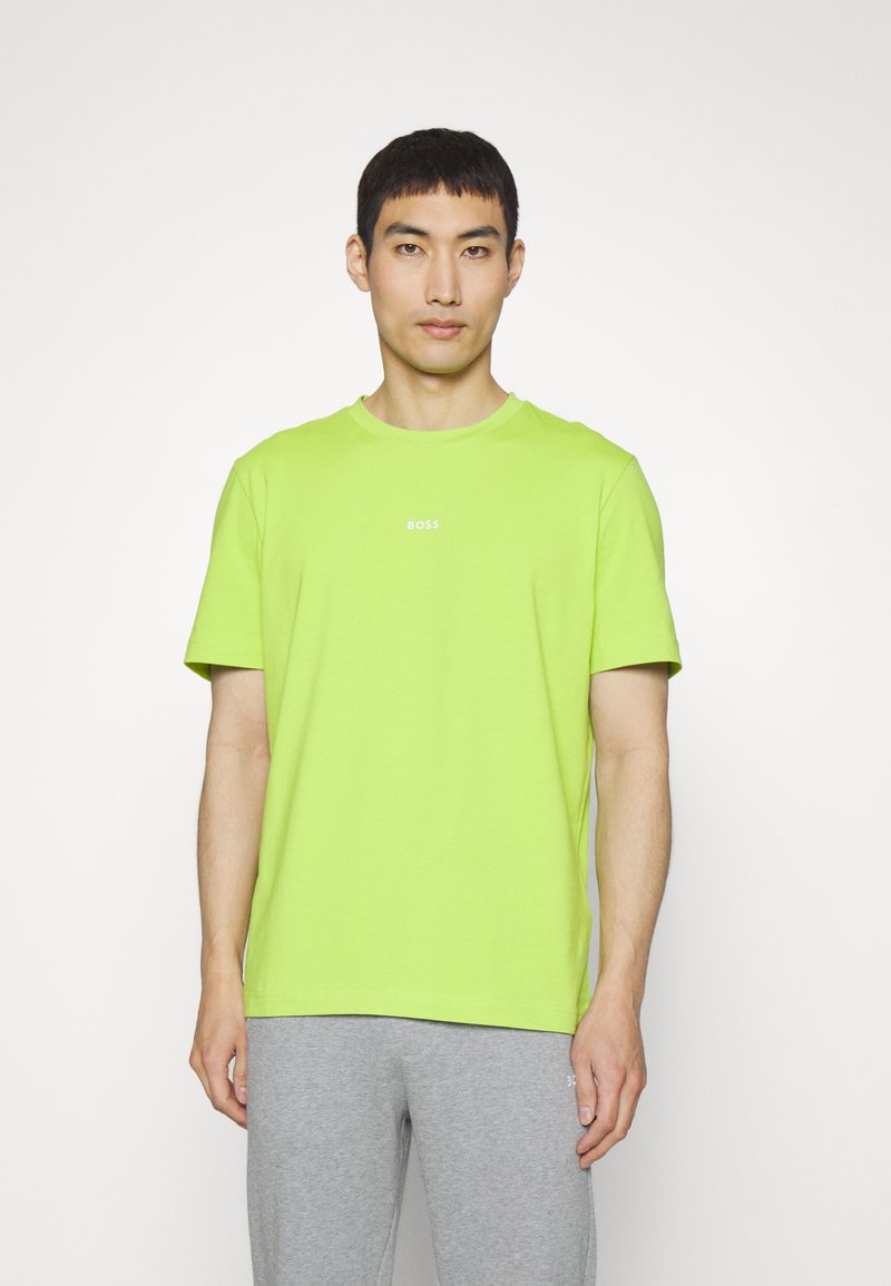 BOSS TCHUP - Basic T-shirt - bright green/green - Zalando.co.uk