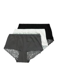 Ulla Popken 3ER-PACK HIPSTER NEIN VERSCHIEDENE FARBEN - Slip - black/schwarz - Zalando.de