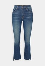 Mother THE INSIDER CROP STEP FRAY - Flared jeans - bad reputation/blå ...