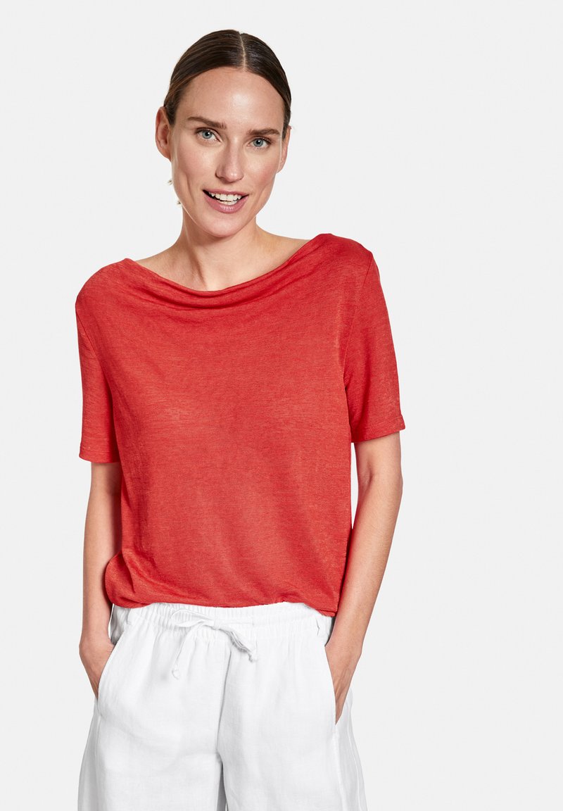 Gerry Weber 1/2 ARM - Jednoduché tričko - bright red/červená - Zalando.cz
