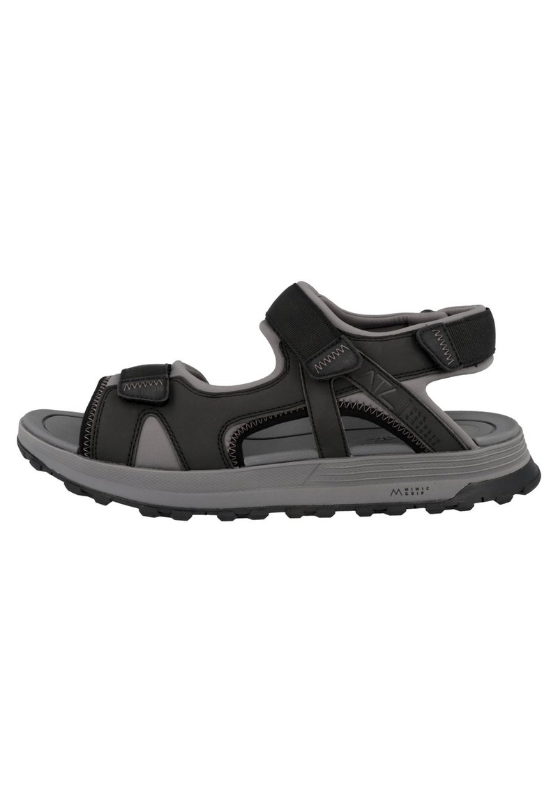 Clarks ATL TREK WAVE TREKKING - Outdoorsandalen - black combi/zwart ...
