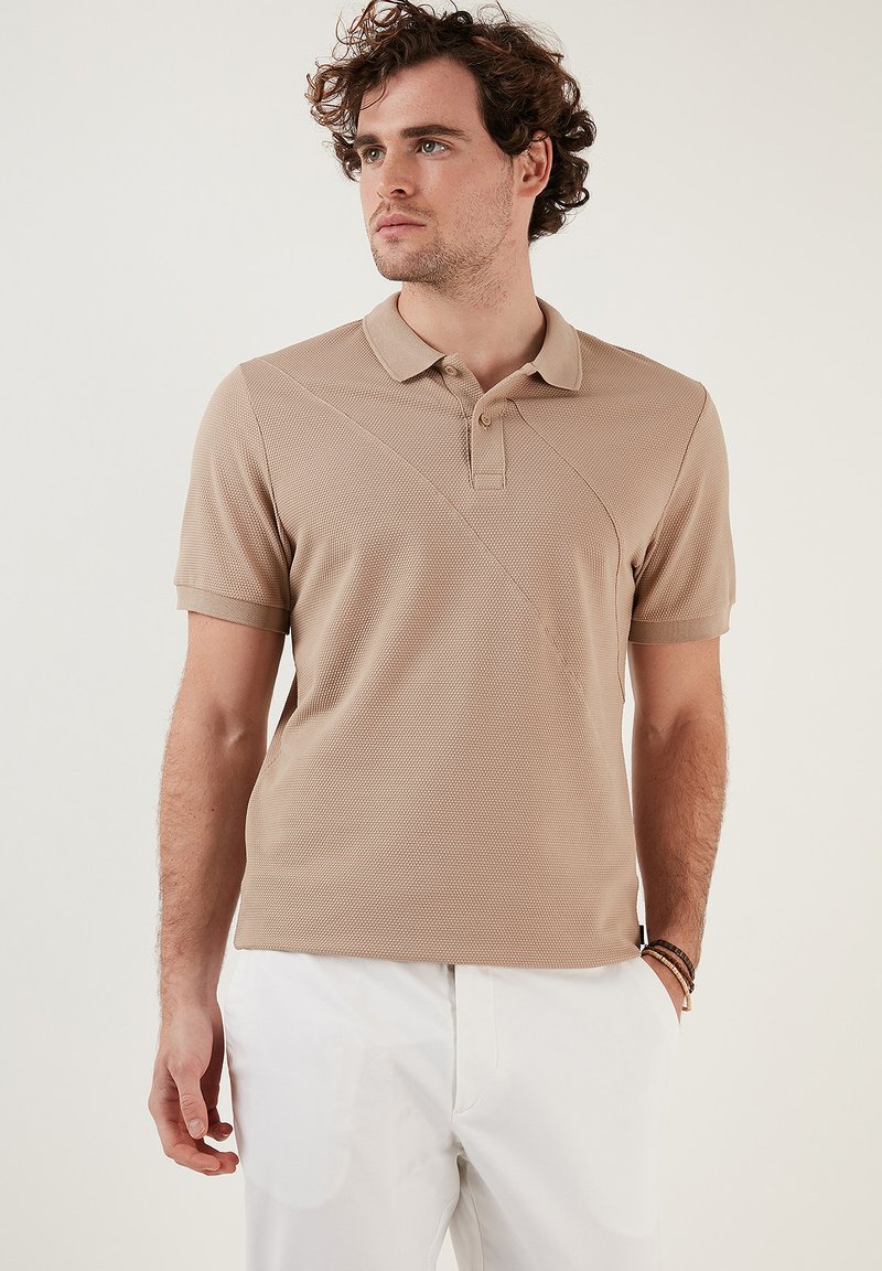 Buratti REGULAR FIT - Polo - mink/marrón claro - Zalando.es