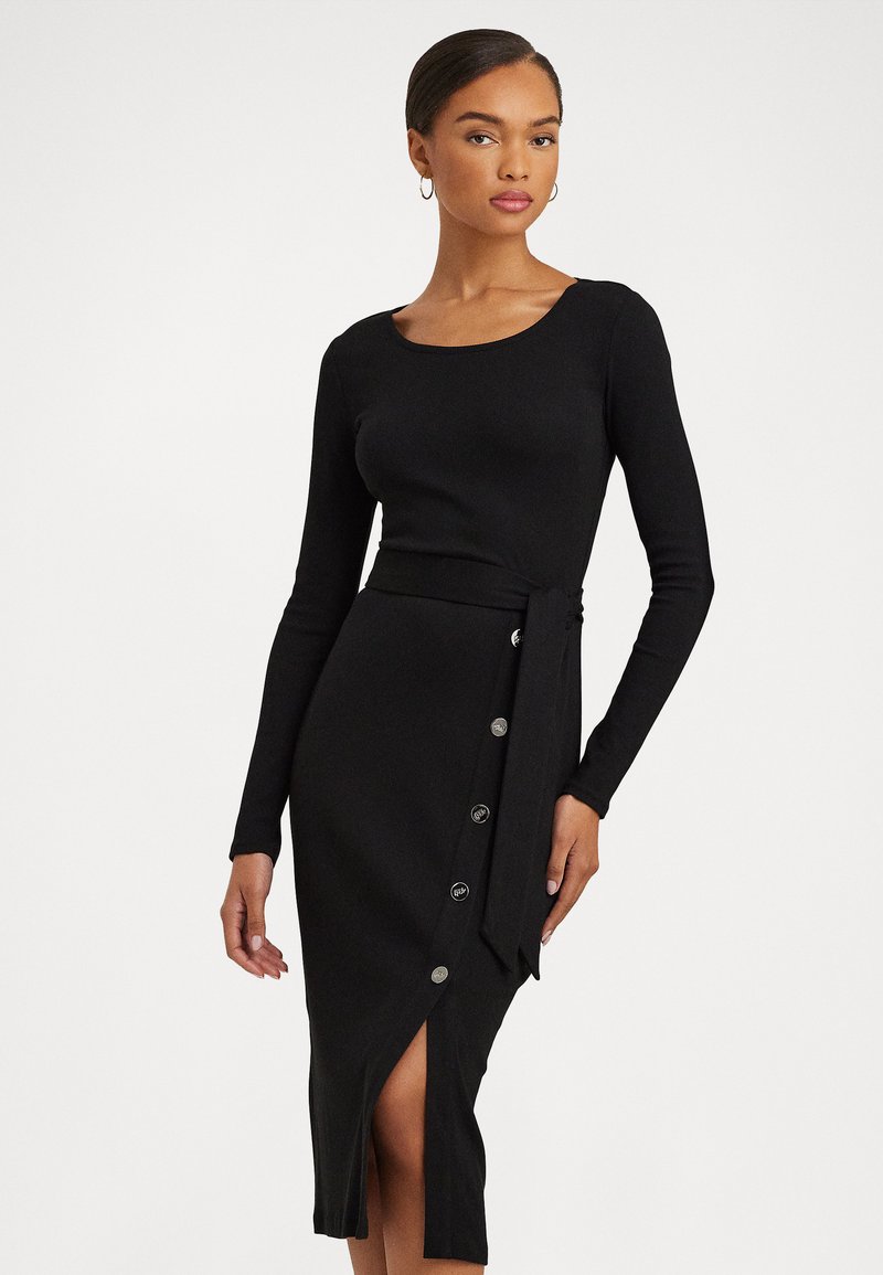 Lauren Ralph Lauren PARISSA - Sukienka dzianinowa/czarny - Zalando.pl