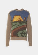 forét CAMP - Jumper - khaki/beige - Zalando.ie