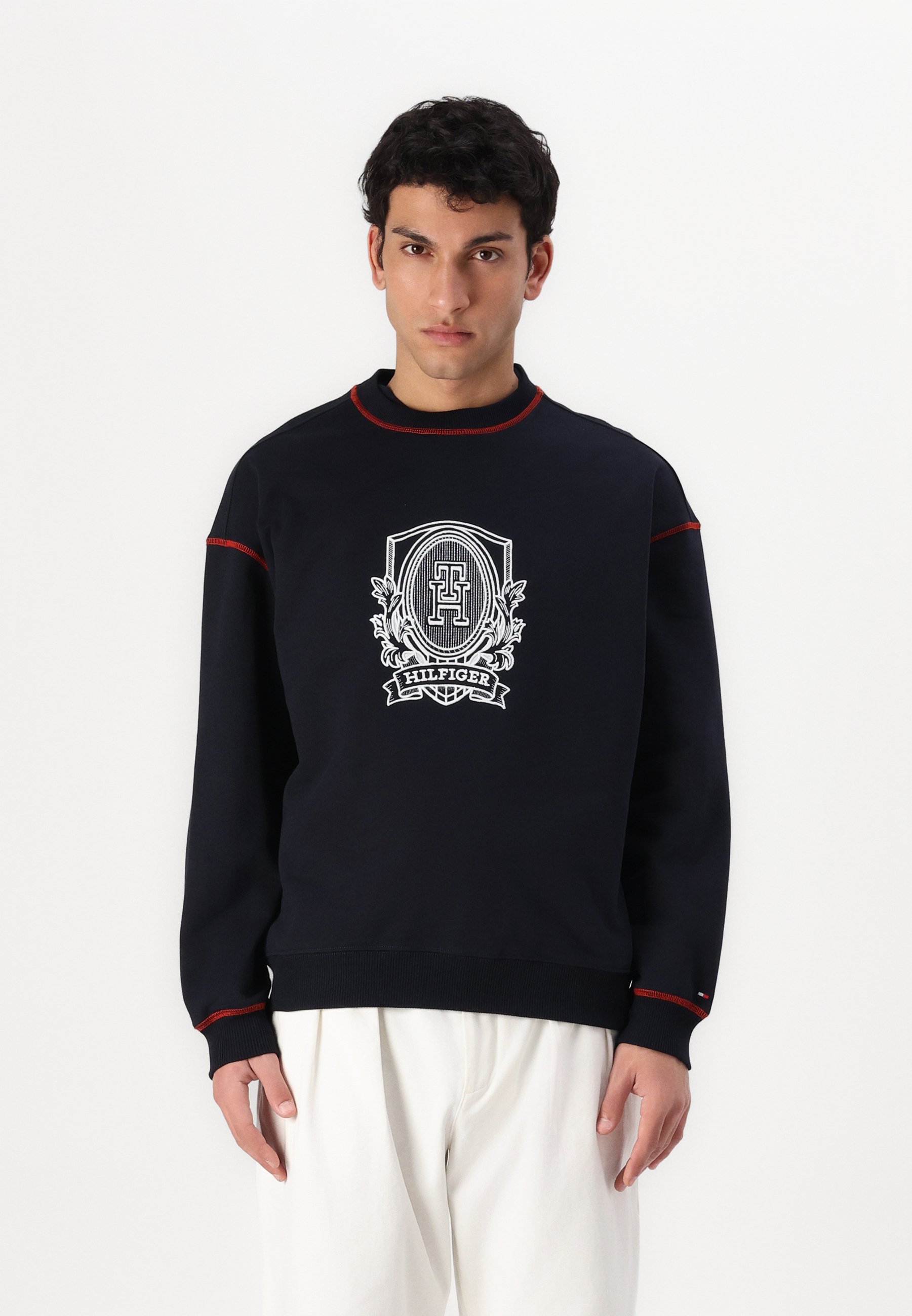 Tommy Hilfiger HERALDIC CREST Sweatshirt desert sky dunkelblau Zalando