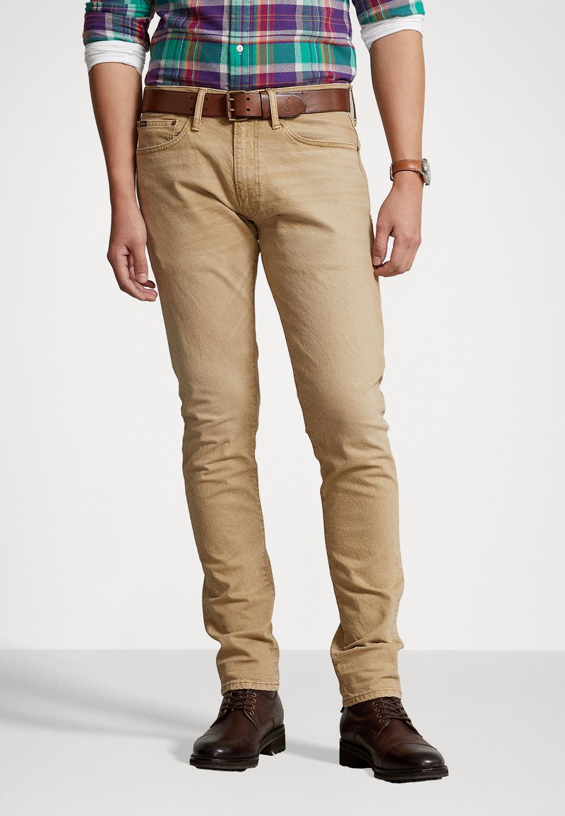 Polo Ralph Lauren SULLIVAN 5 POCKET - Slim fit jeans - khaki hill/khaki - Zalando.co.uk