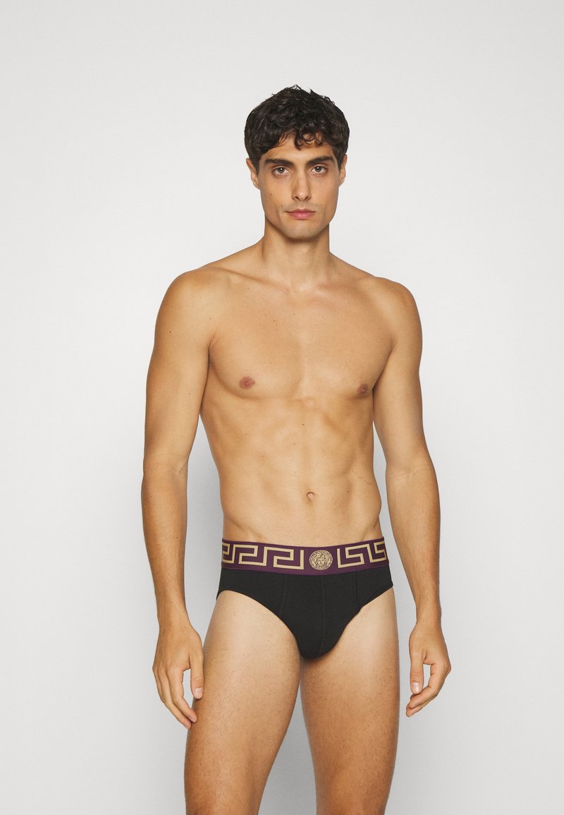 Versace LOW RISE TOPEKA STRETCH - Braguitas - black/bordeaux/negro - Zalando.es