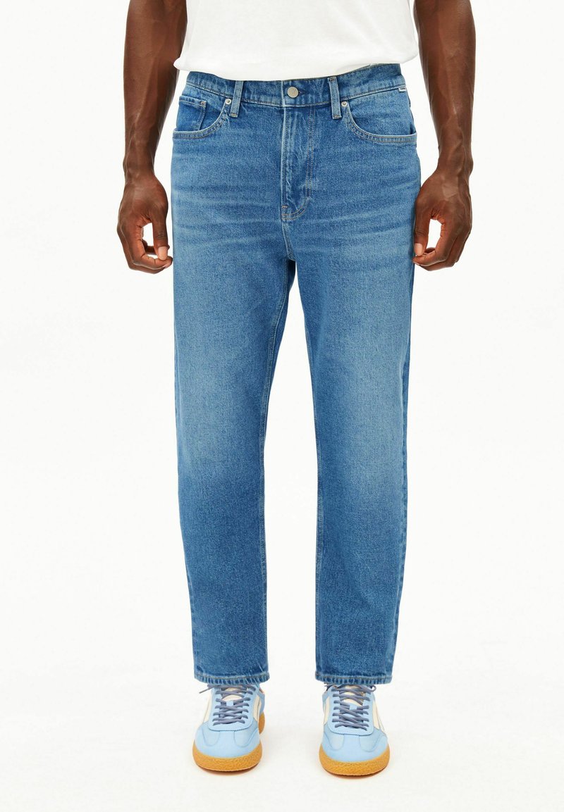 ARMEDANGELS MAAKX - Straight leg jeans - orkla/dark-blue denim - Zalando