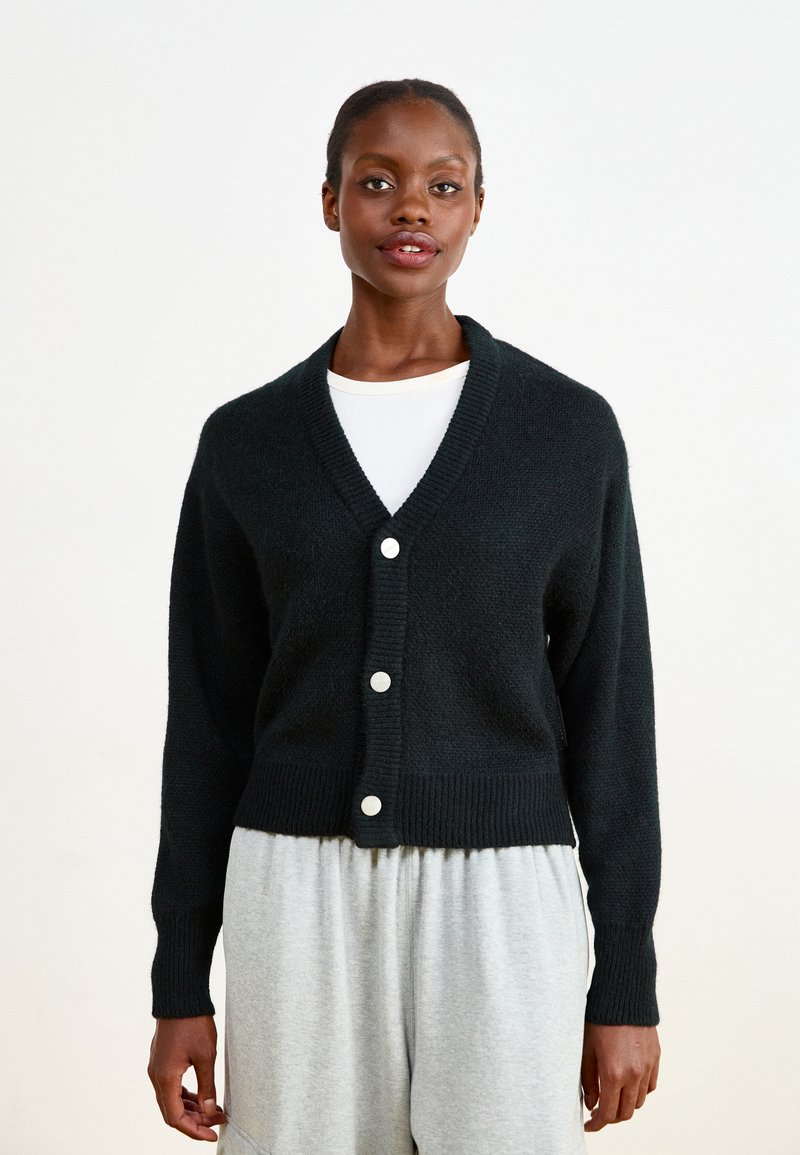 Carhartt WIP MERTON CARDIGAN - Cardigan - black - Zalando.co.uk