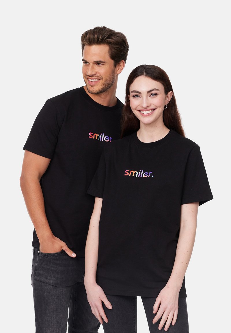 smiler. LAUGH - Print T-shirt - schwarz/black - Zalando.ie