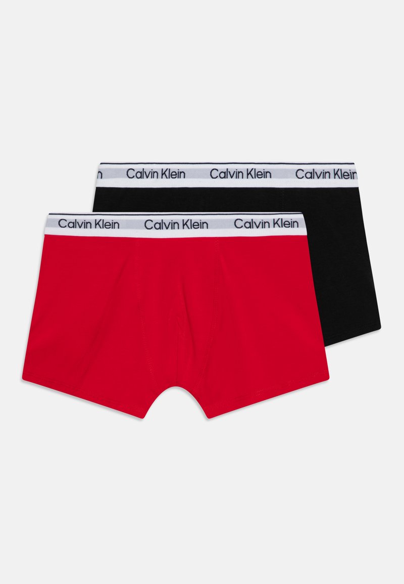 Calvin Klein Underwear TRUNK 2 PACK - Pants - medieval red/black/off ...