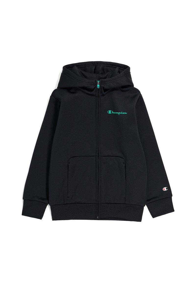 Champion TECH STORM FULL ZIP AMERICAN T - Sweatjacke - black/schwarz ...