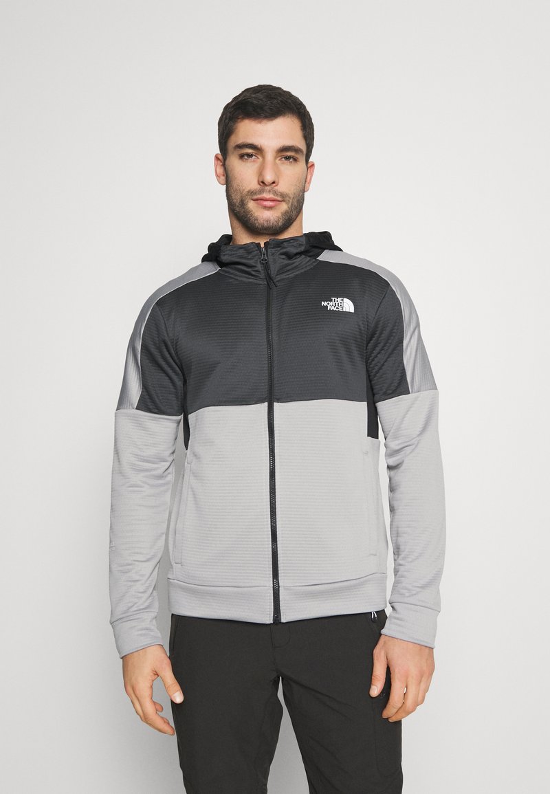 The North Face FULL ZIP - Zip-up sweatshirt - meld grey/asphalt grey ...