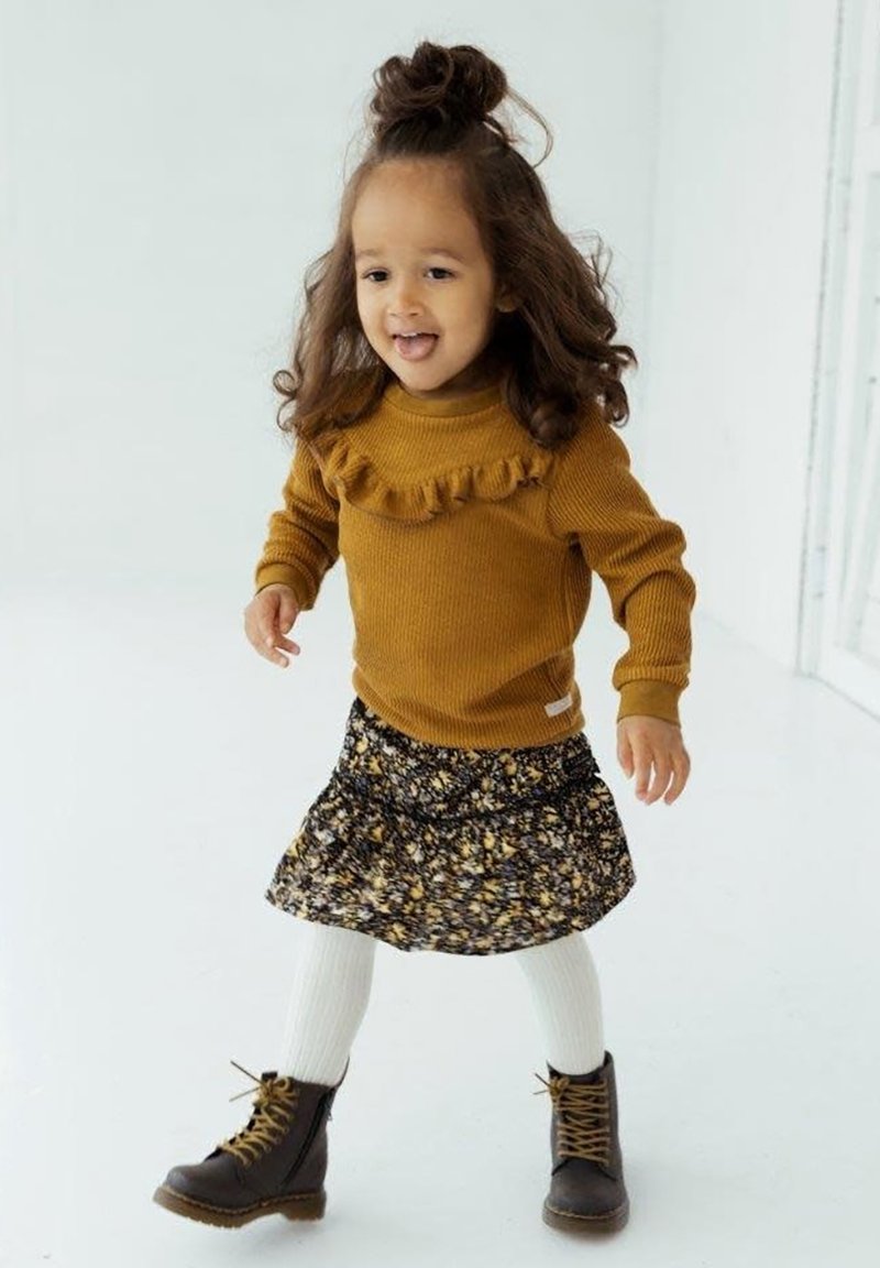 Daily7 FLOWER ROK MIDNIGHT - A-Linien-Rock - navy/blau - Zalando.de