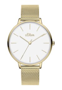 s.Oliver Watch - gold-coloured - Zalando