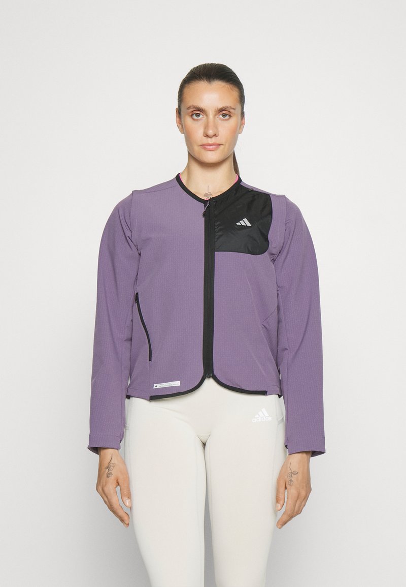 adidas Performance ULTIMATE RUNNING CONQUER THE ELEMENTS - Běžecká bunda - shadow violet/fialová ...