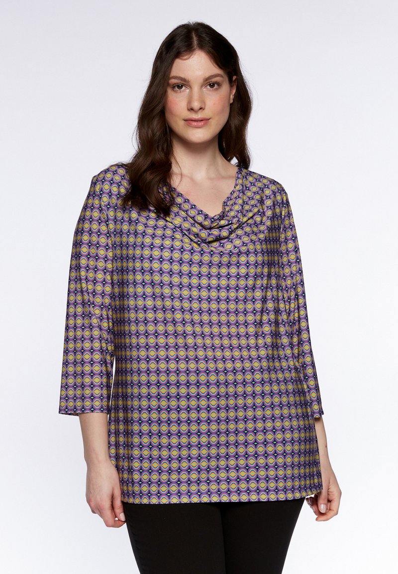 Fiorella Rubino CON SCOLLO MORBIDO - Langarmshirt - viola/lila - Zalando.at