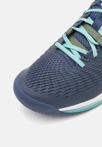 ASICS GEL-RESOLUTION 9 - Padelsko - thunder blue/electric lime/blå ...