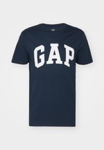 GAP EVERYDAY BASIC LOGO - T-Shirt print - tapestry navy/gelb - Zalando.de