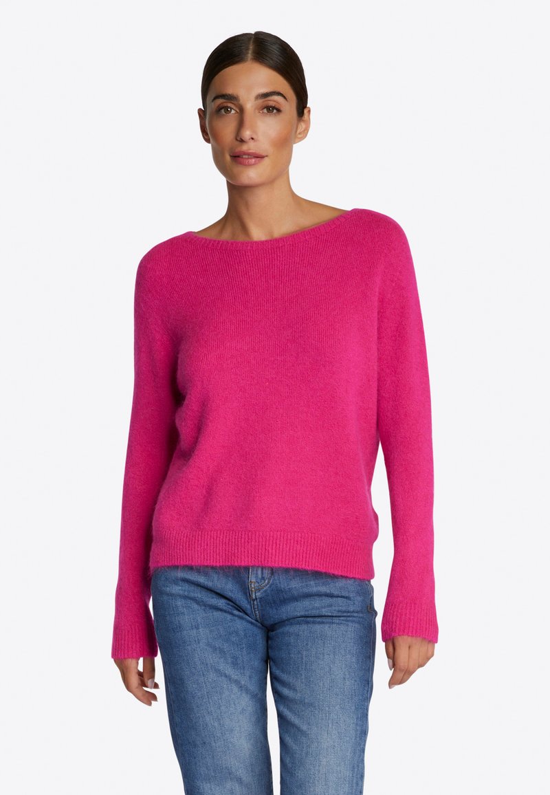 Rich & Royal WEITER - Strickpullover - electric pink/pink - Zalando.de