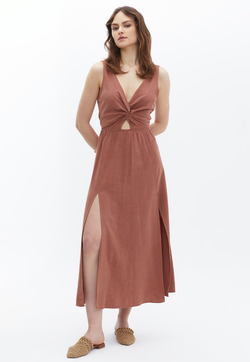 OXXO Day dress - russet/cognac - Zalando