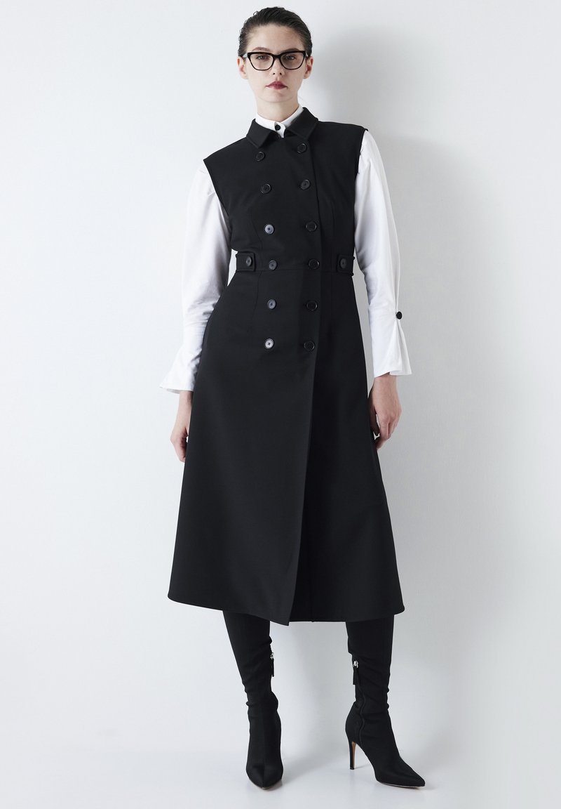 Ipekyol Regular Fit With Button Robe Chemise Blacknoir Zalandobe