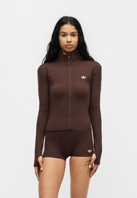 adidas Originals - Bluza rozpinana/ciemnobrązowy - Zalando.pl