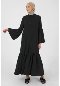 Modanisa POINT COLLAR - MODEST - REFKA CASUAL - Maxikleid - black ...