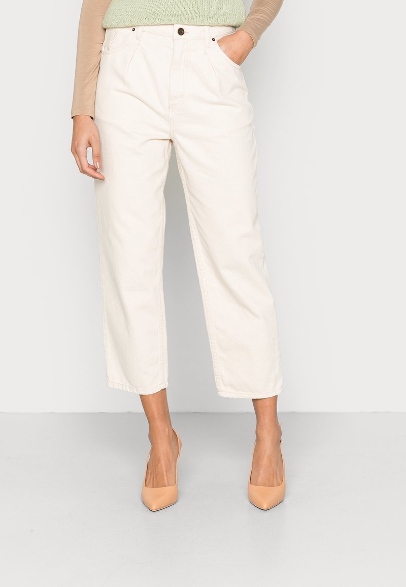 American Vintage DAT - Straight leg jeans - ecru/crème - Zalando.be