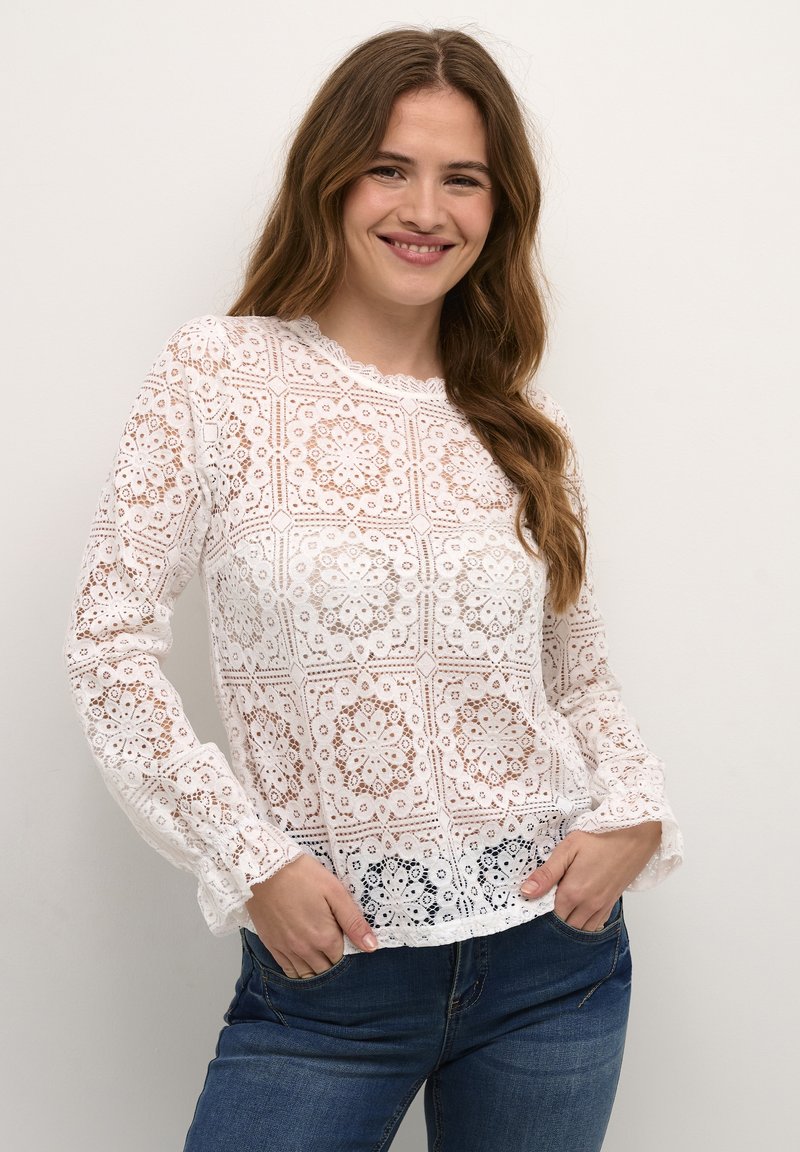 Cream CREAM CRTILEY - Blouse - snow white/white - Zalando.ie