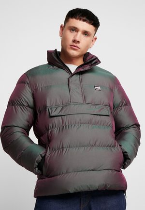 Urban Classics PULL OVER PUFFER - Winterjacke - darkolive/dunkelgrün - Zalando.de