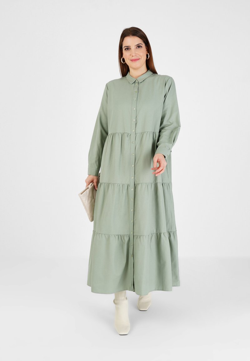 Modanisa Shirt dress - olive - Zalando.ie