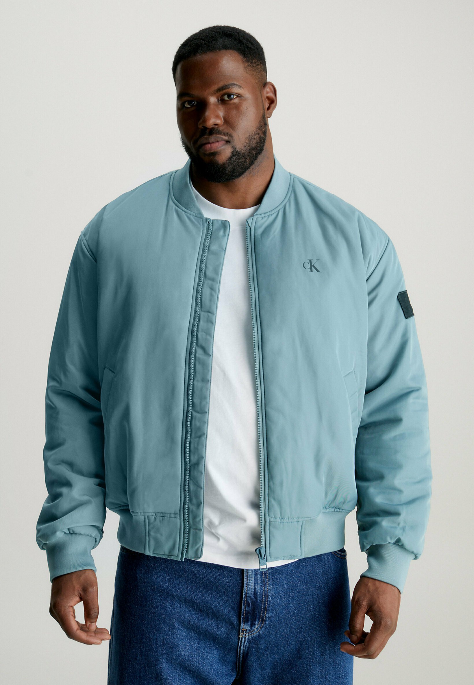 Calvin Klein Jeans RELAXED Bomber Jacket goblin blue blue Zalando