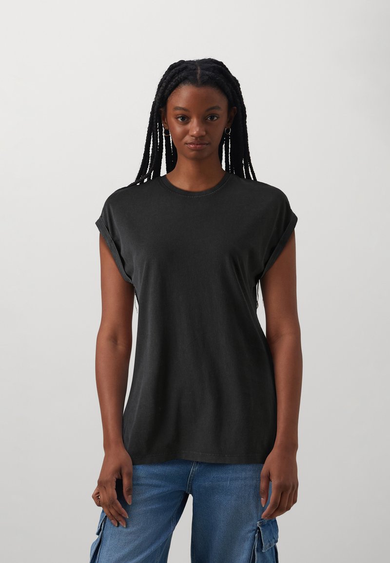ONLY ONLJOLIE LIFE WASH - T-shirts - black/svart - Zalando.no