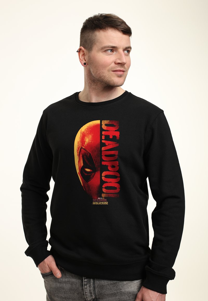 Marvel DEADPOOL WOLVERINE HALF - Sweatshirt - black/schwarz - Zalando.de