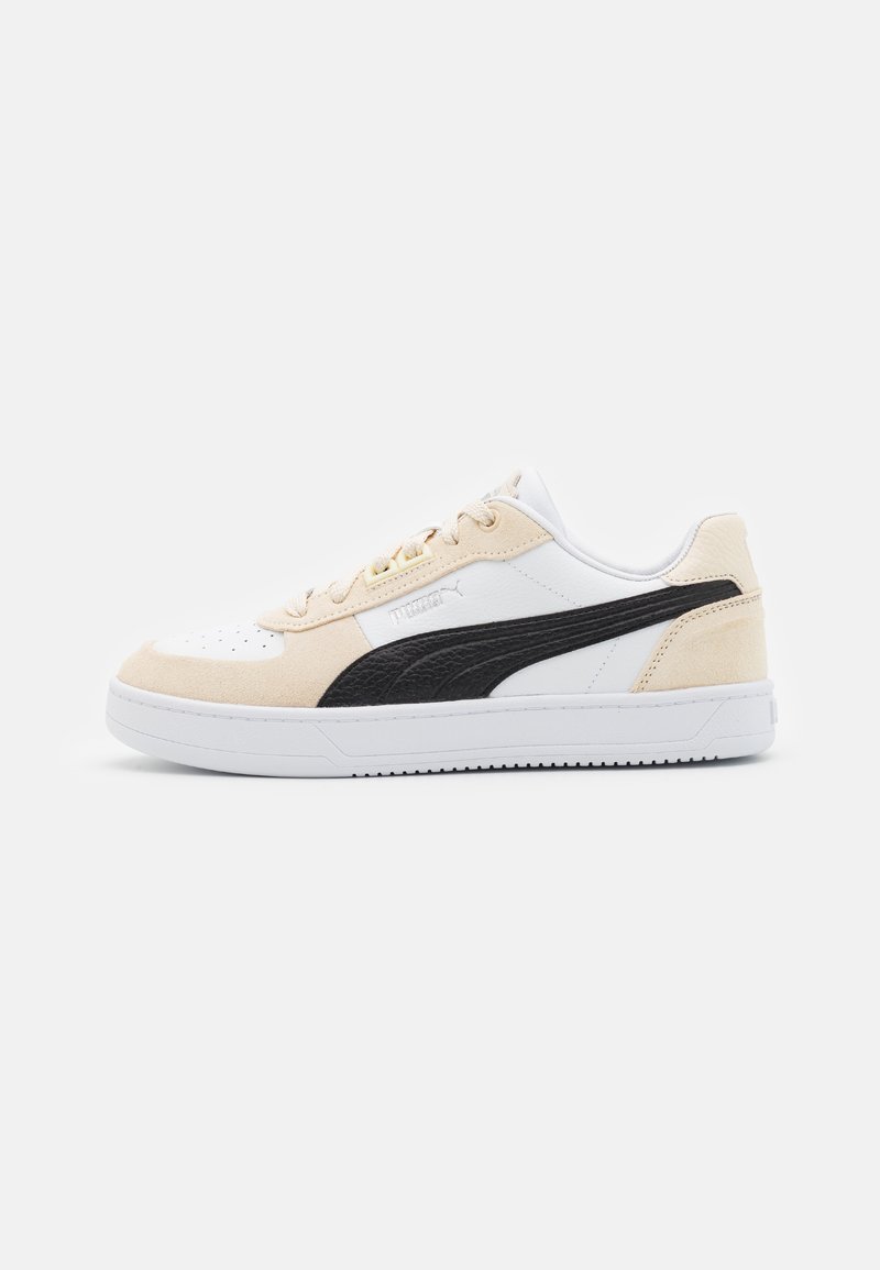 Puma CAVEN UNISEX - Sneaker low - white/sugared almond/silver/offwhite ...