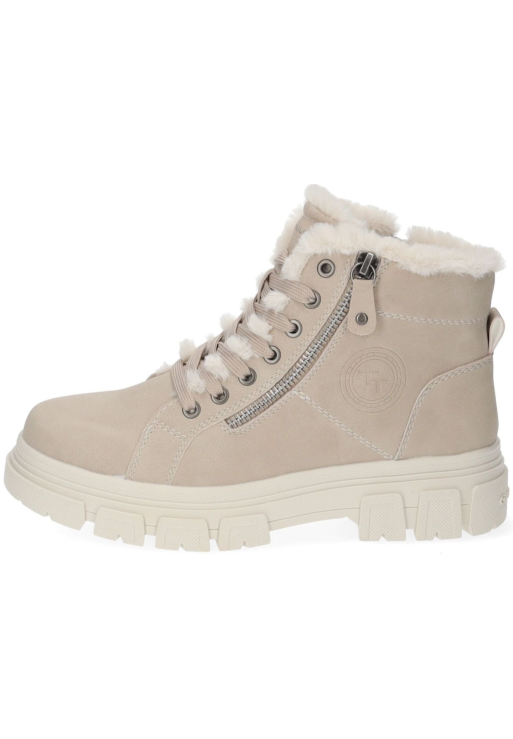 TOM TAILOR Winter boots cream sand Zalando