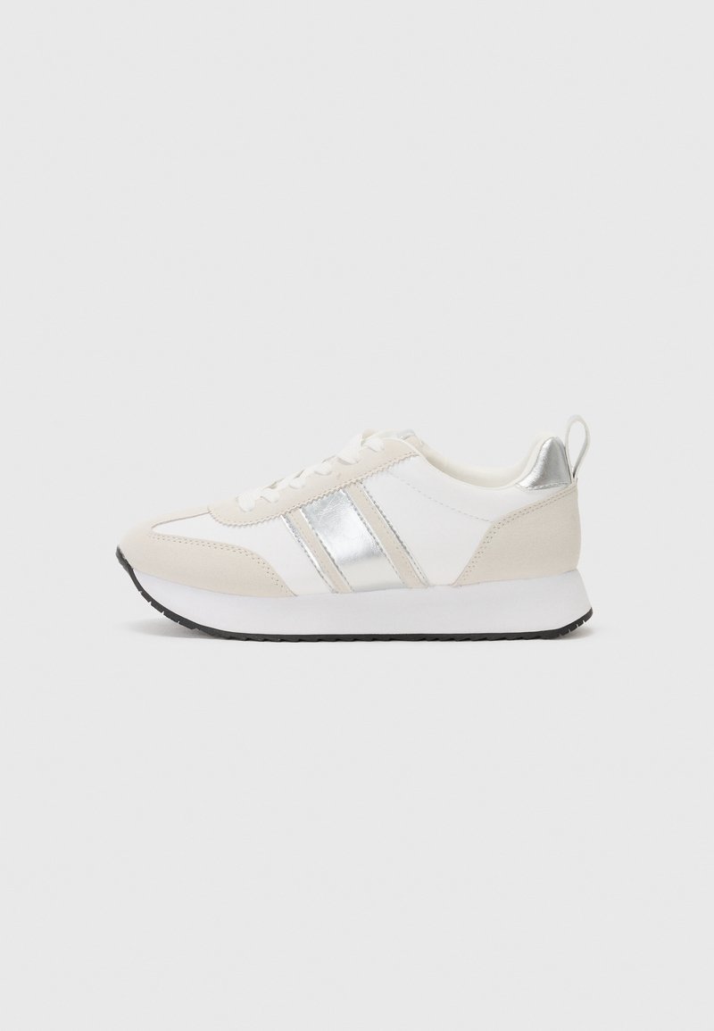 Anna Field Sneakers basse - white/silver-coloured/bianco - Zalando.it