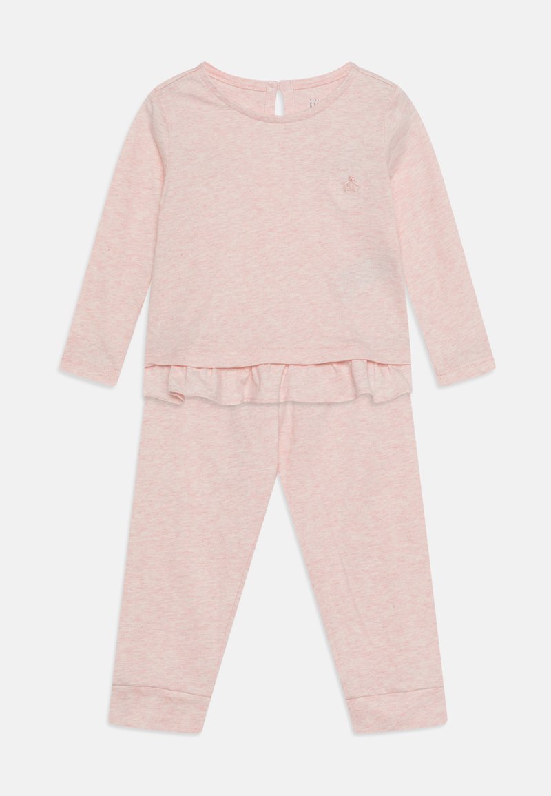 GAP DOORBUSTER OUTFIT BABY UNISEX SET - Broek - pink heather/donkerroze ...