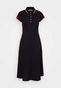 Tommy Hilfiger POLO DRESS - Day dress - desert sky/dark blue - Zalando ...