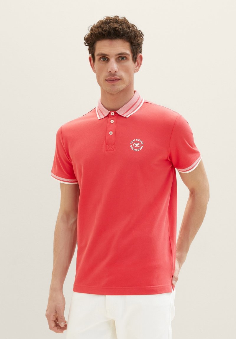 TOM TAILOR Polo shirt - soft berry red/berry - Zalando