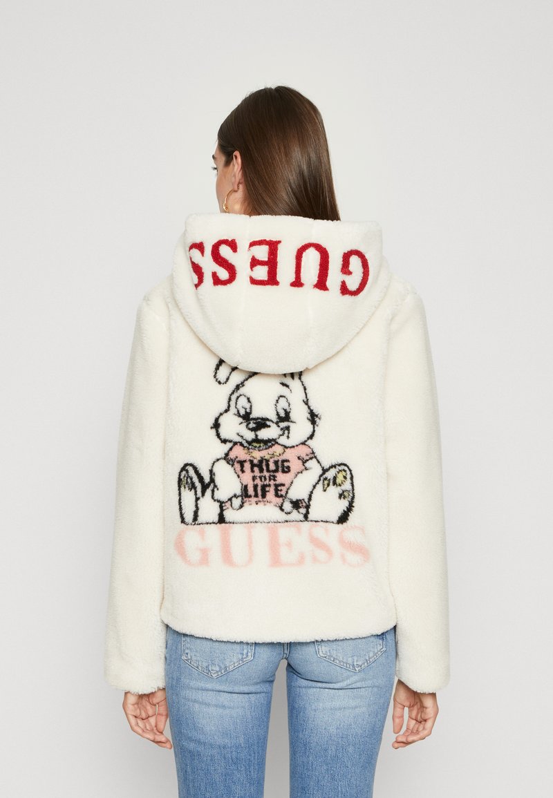 Guess Winter jacket - cream white/white - Zalando.ie