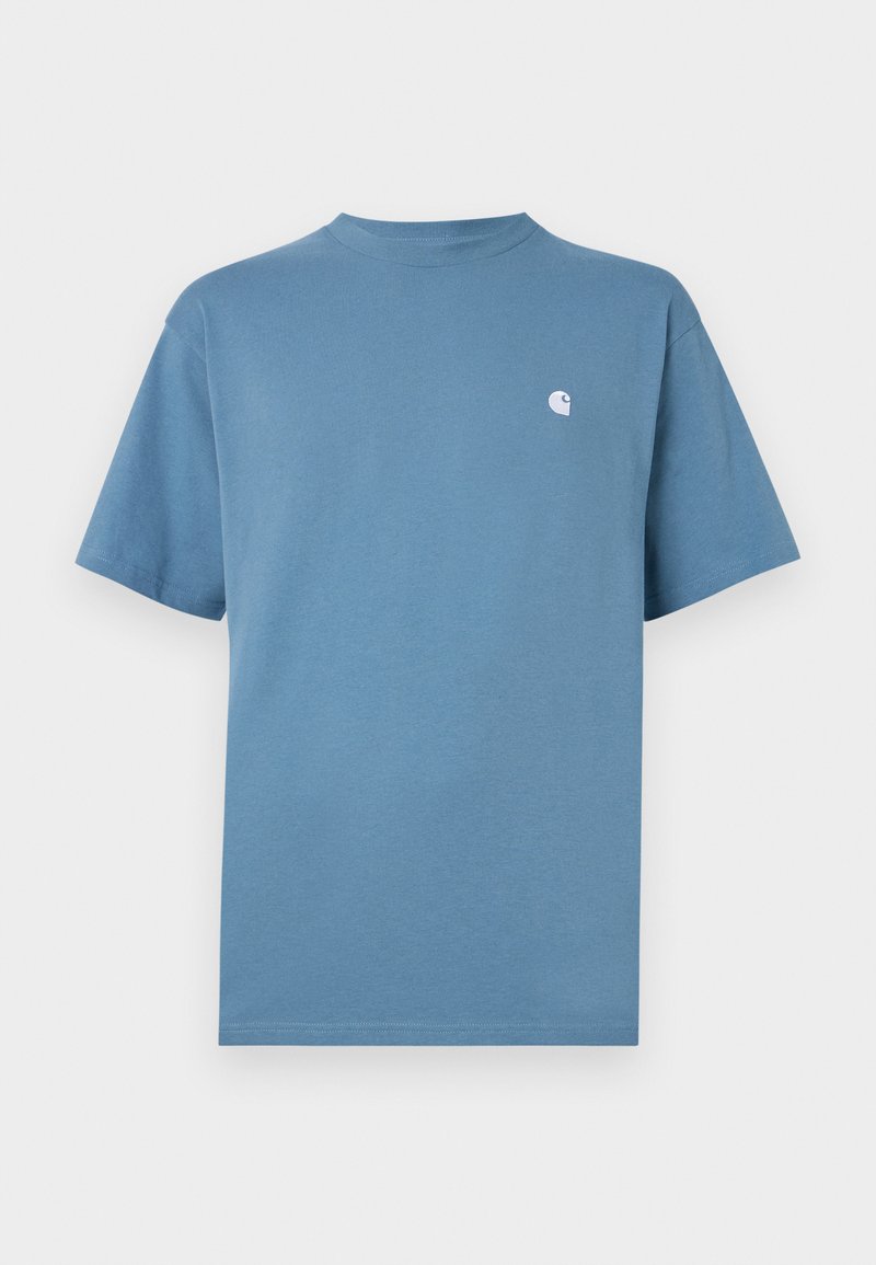 Carhartt WIP MADISON - T-shirt basic - icy water/white/lichtblauw ...