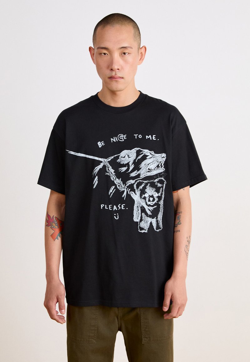 Carhartt WIP PEPE BE NICE - T-shirt imprimé - black/white/noir - ZALANDO.FR