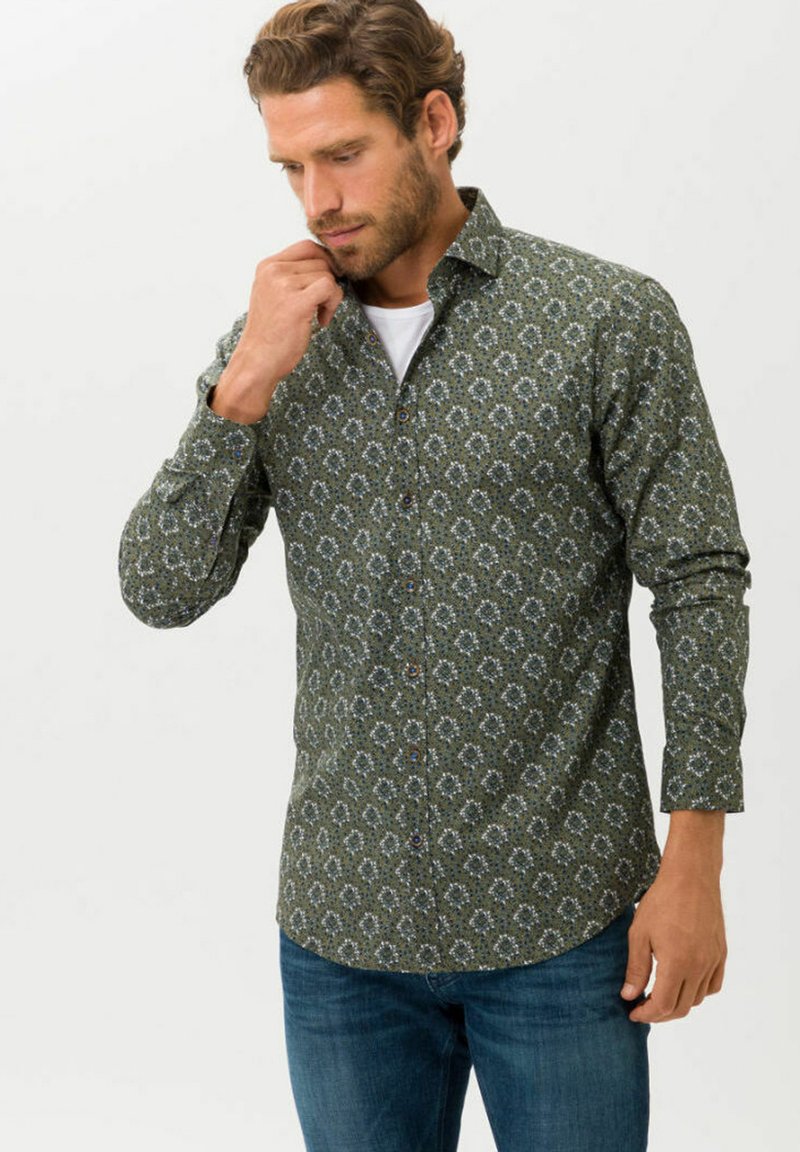 BRAX STYLE HAROLD P - Hemd - olive/oliv - Zalando.de