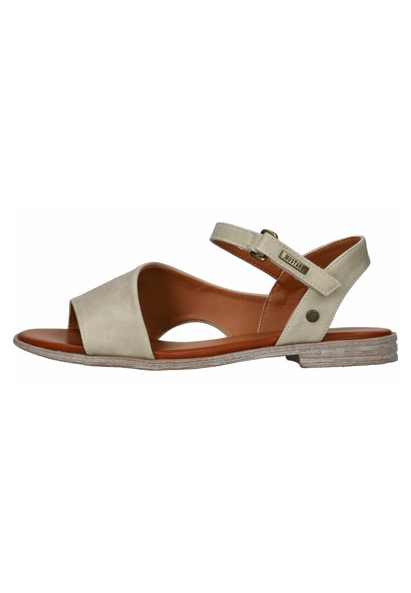 Mustang Sandales - ivory/beige - ZALANDO.FR