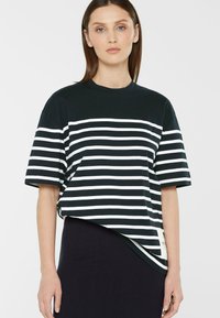 SENSES.THE LABEL SENSES.THE LABEL OVERSIZED T-SHIRT TEC:LA MIT STREIFEN ...