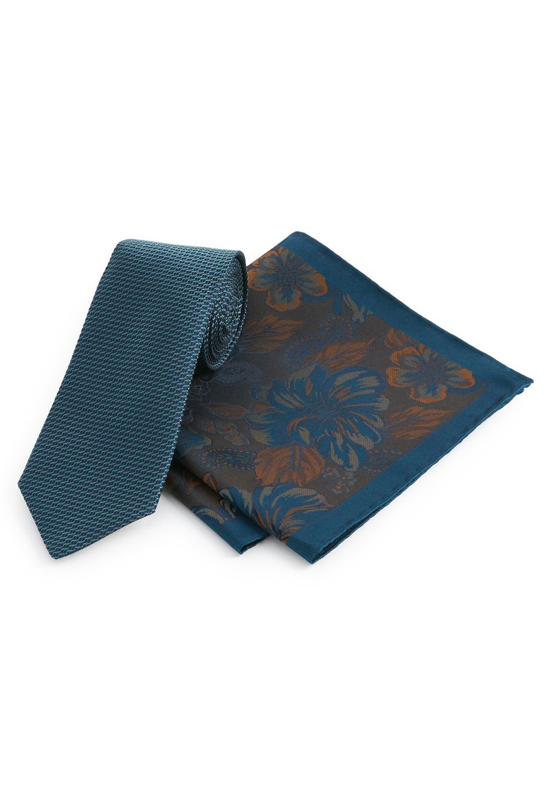 Next SIGNATURE MADE IN ITALY TIE AND POCKET SQUARE SET - Einstecktuch ...