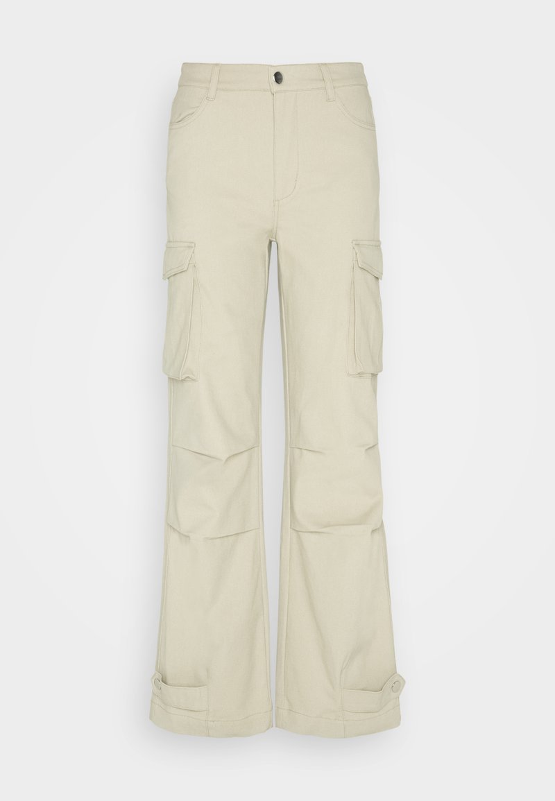 mbyM JAINE - Cargo trousers - gray sand/sand - Zalando