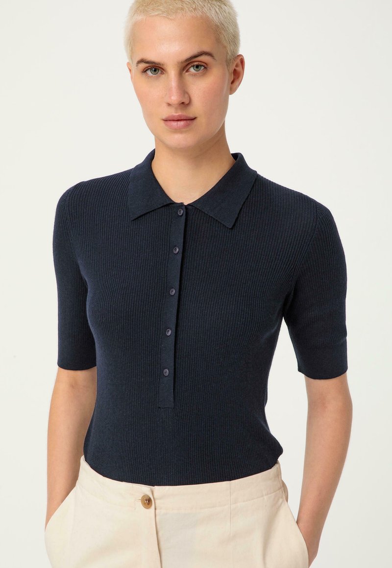 hessnatur Polo shirt - marine/blue - Zalando.de